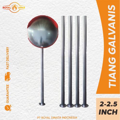 Jual Tiang Galvanis Multifungsi Tapak Bawah - 2 meter x 2" dan 2,5" - 2 ...
