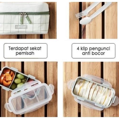 Jual LocknLock Lunch Box Set Series - Peralatan Makan - tosca 2 plus 1 ...