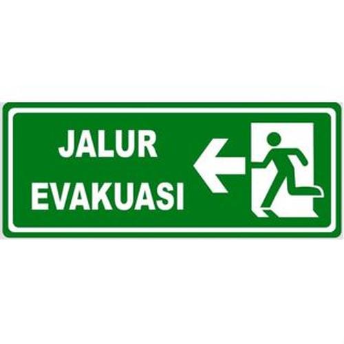 Jual Plang Titik Kumpul & Plang Jalur Evakuasi - Evakuasi Kiri, Pakai ...
