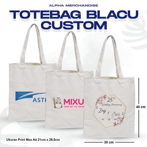 Jual Tote bag custom | Blacu custom Full Print satuan termurah - 2 Sisi - Jakarta Selatan ...