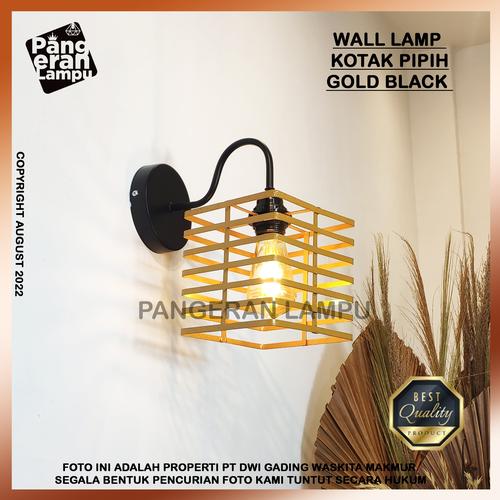 Promo LAMPU DINDING WALL LAMP MINIMALIS INDUSTRIAL TYPE KOTAK PIPIH ...