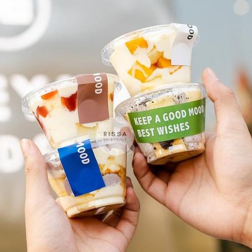 Jual [isi10]kotak packaging korean cup kue cake pudding dessert box ...