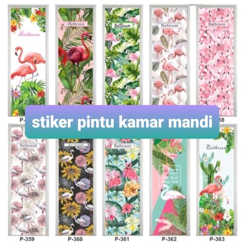 Jual stiker pintu kamar mandi sticker pintu toilet wc hiasan kamar ...