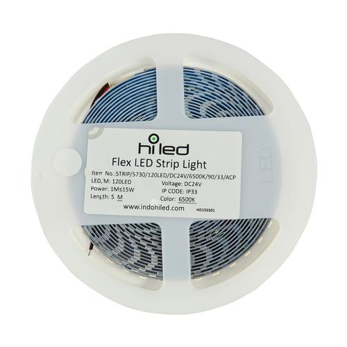 Jual HILED Lampu LED Strip 5730 120 LED 5 Meter Indoor 24 Volt - 3000K ...