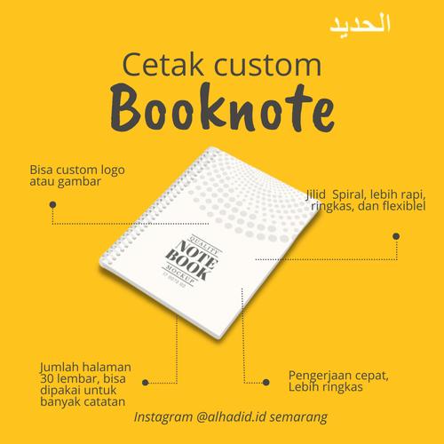 Jual Booknote Custom/ Notebook/ Blocknote/ Journal Custom - Kota ...