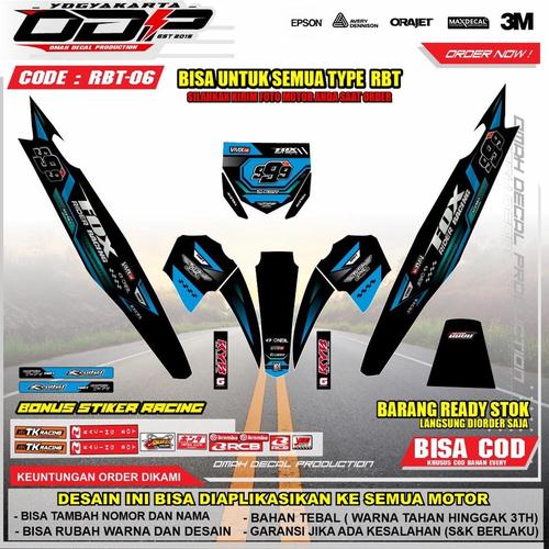 Jual DECAL RBT BODY JUPITER YAMAHA VEGA NEW FULL BODY DEKAL STICKER - 1 ...