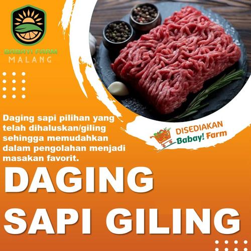Jual Daging Giling 250 500 gr 1 kg - 500 gram - Kab. Malang - Babay ...