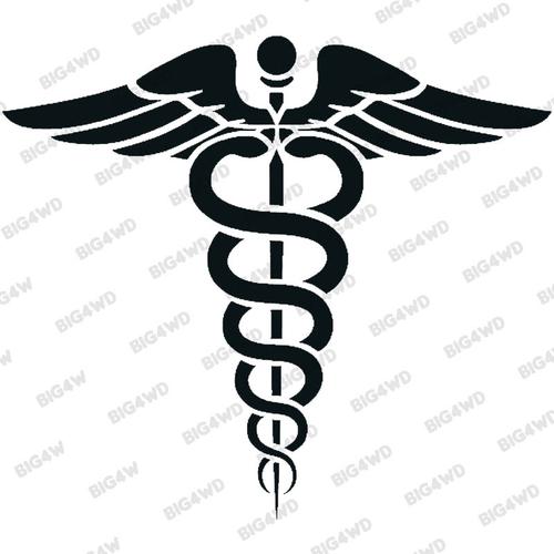 Jual CUTTING STIKER SIMBOL MEDIS MEDICAL SYMBOL TINGGI 30CM - Putih ...