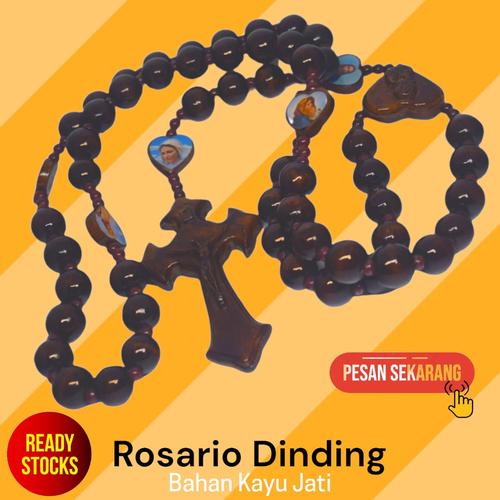 Jual Rosario Dinding/Rosario Hiasan Dinding Rumah/Kasula Romo Imam ...