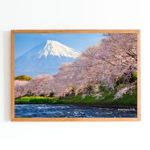 Jual Hiasan Dinding Lukisan Cetak Pemandangan Alam di Jepang Frame Kayu ...