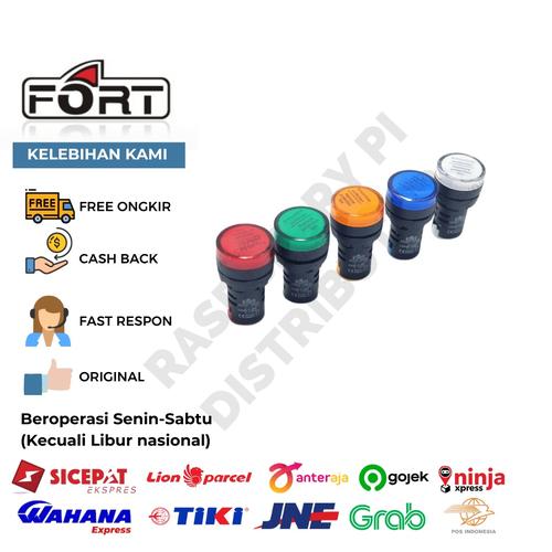 Jual FORT PILOT LAMP LED AD22-22DS 22MM 380VAC - Merah - Jakarta Barat ...