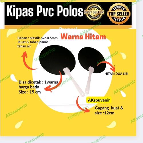 Jual Kipas Plastik Polos Hitam Bulat - Hitam, 16 - Kab. Bekasi ...