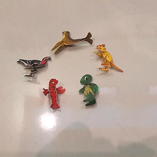 Jual mainan jadul puzzle 3d rakitan hewan lotte kinoman hadiah snack ...