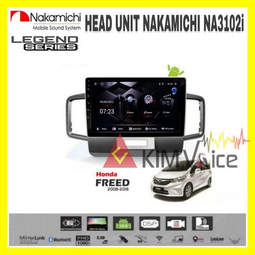 Jual Head Unit Android Nakamichi OEM Honda Freed 10 inch soket pnp ...