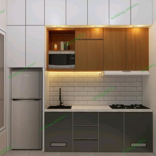 Jual kitchen set minimalis kombinasi - Kota Depok - building_interior ...