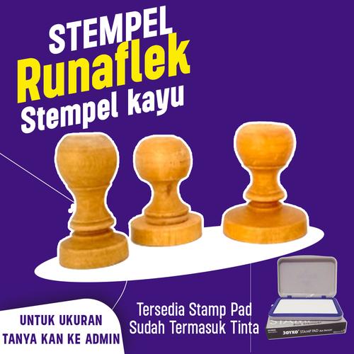 Jual Stempel Kayu Stempel Runaflek / Stempel Biasa - KECIL - Jakarta ...