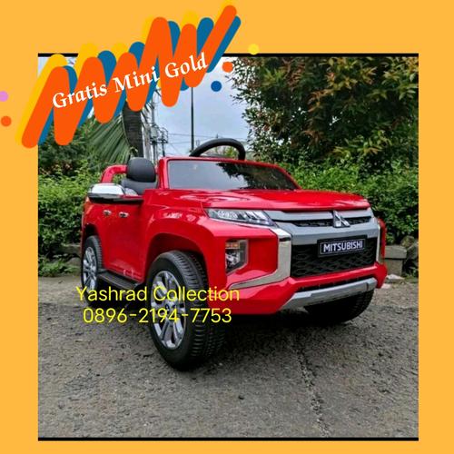Jual Mainan Mobil Aki PMB 8688 MITSUBHISI TRITON - Putih, Extra Packing ...