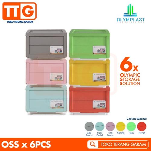 Promo OLYMPLAST 6 PCS OSS PLASTIC CONTAINER BOX - PAKET HEMAT 1 - KARGO ...