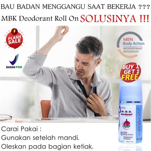 Jual deodorant mbk roll on men penghilang bau ketek pengharum ketiak ...