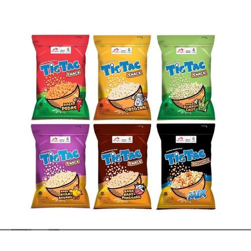 Jual Tic Tac Snack 90g Ayam Bawang - Tic Tac Sapi Panggang Snack - Asin ...