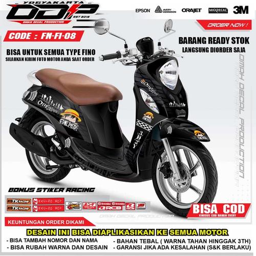 Jual DECAL FINO FULL BODY DEKAL MOTOR YAMAHA FINO 125 FI GRANDE VARIASI ...
