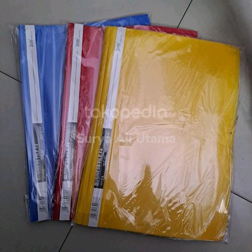 Jual map plastik snail/bussines file folio Sensho TEBAL harga 1 lsin/12 ...