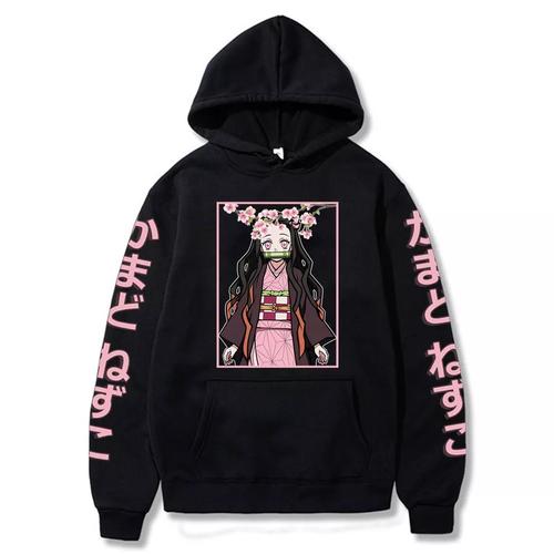 Jual Nezuko Kamado Hoodie Kimetsu No Yaiba Manga Hodie Aesthetic unisex ...