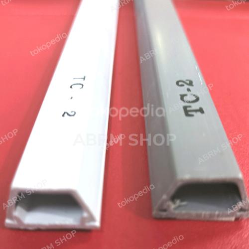 Jual TC-2 TC2 PUTIH ABU-ABU PVC CABLE DUCTING 1M DUCK CABLE PVC 1M TC-2 ...