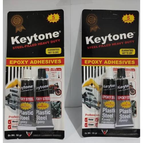 Jual LEM EPOXY 5 MENIT 48gram / LEM BESI CAMPUR HITAM PUTIH /LEM SERBA ...