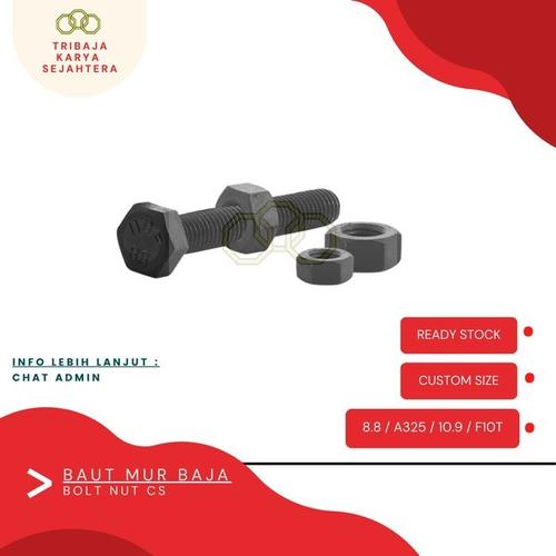 Jual Baut Mur Hex Baja F10T M30 X 3,50 X 95 - Jakarta Barat ...