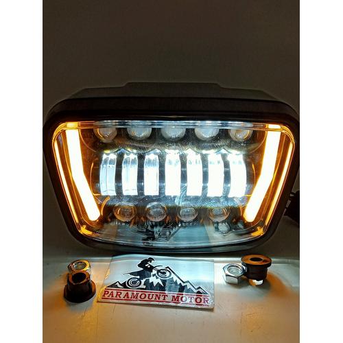 Jual Headlamp daymaker LED rx king GL 100 lampu depan plus batok frame ...