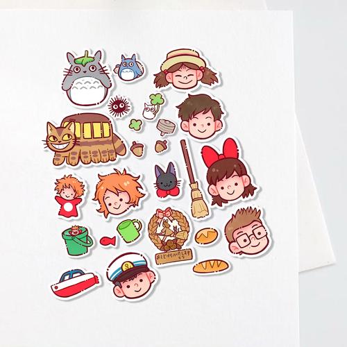 Jual Sticker Series Studio Ghibli Mix Aesthetic Stiker Waterproof ...