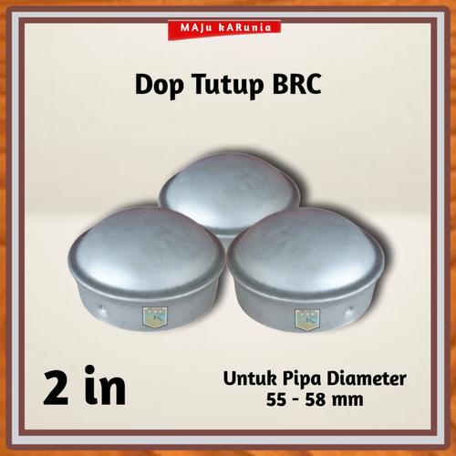 Jual Dop Tutup Tiang pagar brc 2 inch Topi pipa galvanis dua in - Kota ...