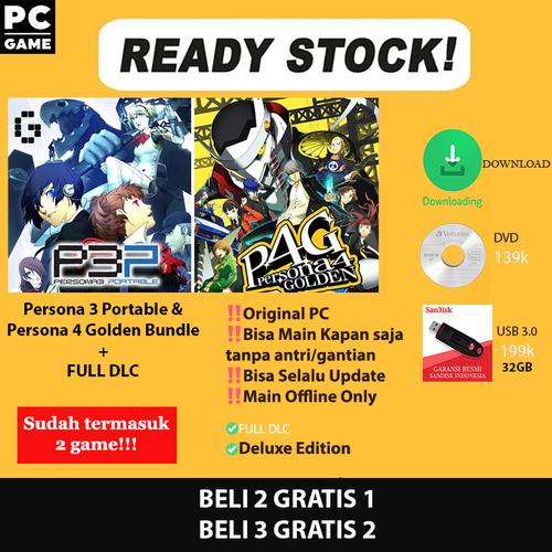 Jual Persona 3 Portable & Persona 4 Golden Bundle PC Original - dvd ...