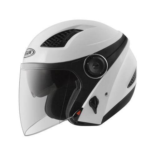 Promo ZEUS ZS 610 WHITE HALF FACE DOUBLE VISOR - XL, BASIC Cicil 0% 3x ...