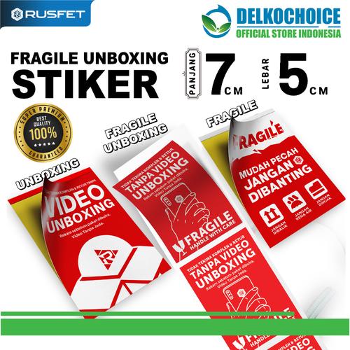 Jual Sticker Fragile Unboxing HANDLE WITH CARE Stiker Cromo isi 200 ...