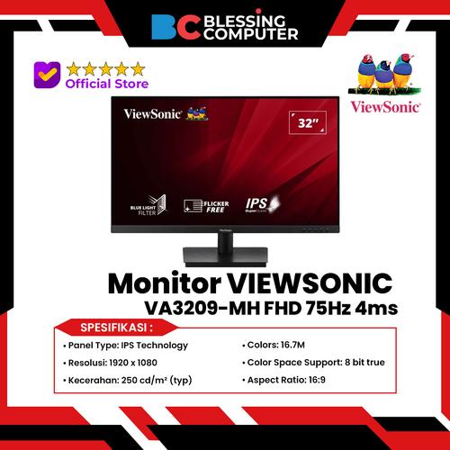 Promo Monitor VIEWSONIC VA3209-MH FHD 75Hz 4ms Cicil 0% 3x - Kota ...