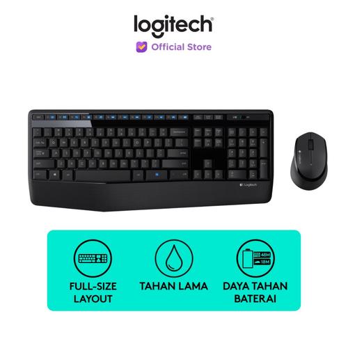 Jual LOGITECH MK345 KEYBOARD MOUSE WIRELESS COMBO / LOGITECH MK-345 ...