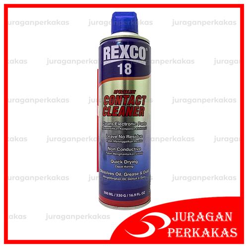 Jual REXCO 18 CONTACT CLEANER 500 ML PEMBERSIH KOMPONEN ELEKTRONIK ...