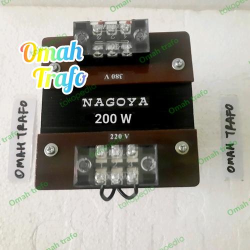 Jual trafo isolasi travo step up dan down induksi 200 watt 380v / 220v ...