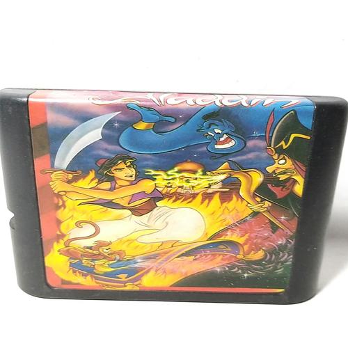 Jual Kaset Sega Cartridge Disney Aladdin Aladin Jafar Genie Jin Games ...