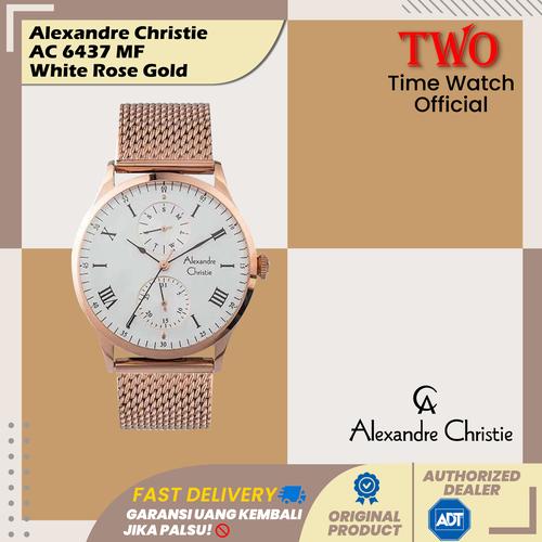Promo Alexandre Christie Pria AC 6437 MF AC 6437 AC6437MF White Rose ...