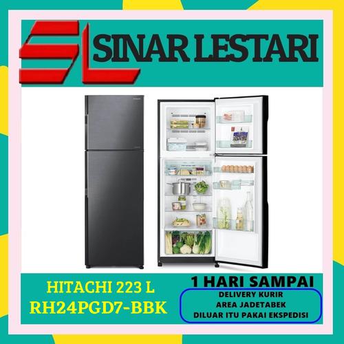 Promo HITACHI R-H24PGD7 KULKAS 2 PINTU 223 LITER INVERTER // RH24PGD7-BBK Cicil 0% 3x - Jakarta ...