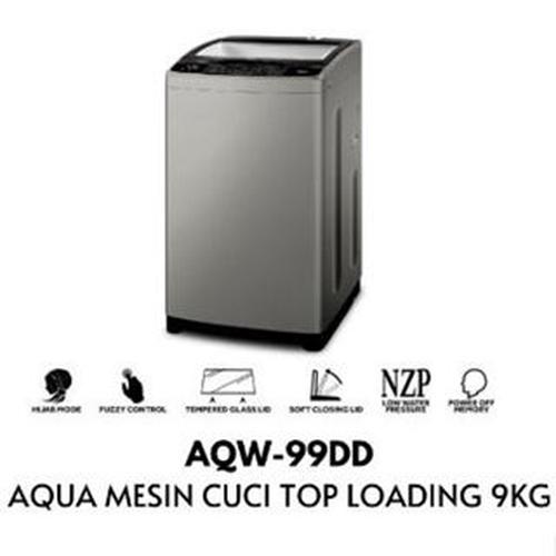 Jual Mesin cuci Aqua AQW-99DD 9 Kg top loading 380 watt - AQW-99DD, STD ...