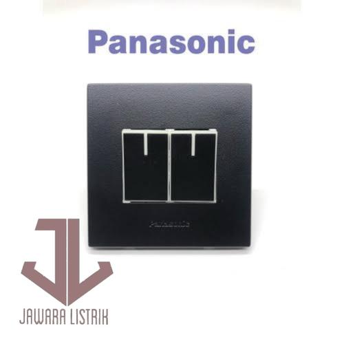 Jual PANASONIC SERI SAKLAR HOTEL BLACK HITAM STYLE E WESJ SERI ...