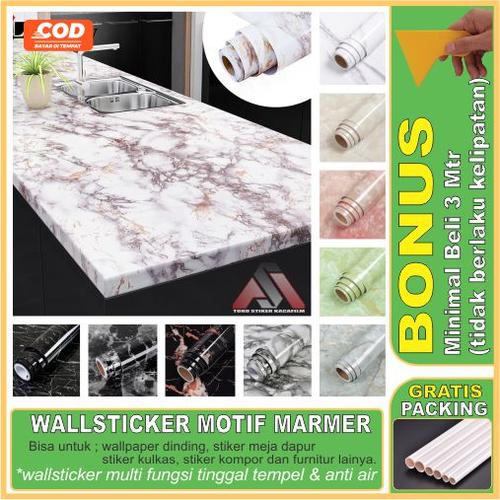 Jual Wallpaper Wall Sticker Motif Marmer - FS126 - Kota Bekasi - STIKER ...