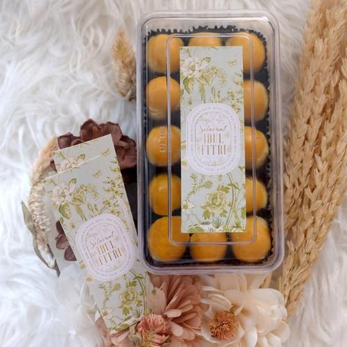 Jual Stiker hampers lebaran label hiasan toples nastar idul fitri 4x11 ...