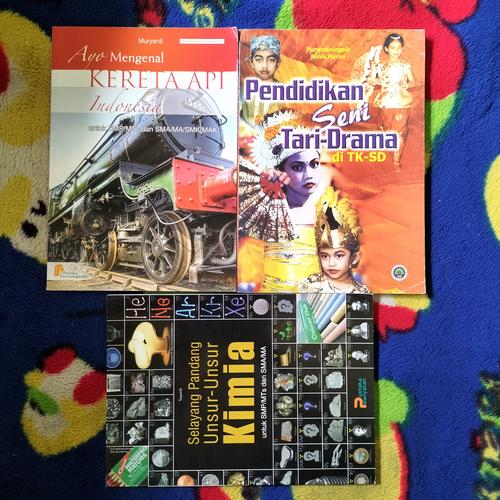 Jual BUKU PENGETAHUAN UNSUR KIMIA AYO MENGENAL KERETA API PENDIDIKAN TARI - SENI TARI DRAMA ...