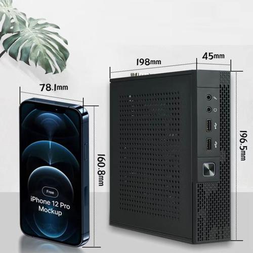 Promo Industrial Mini PC Komputer T3-4U Series i7 +RAM 8Gb+SSD 128Gb ...