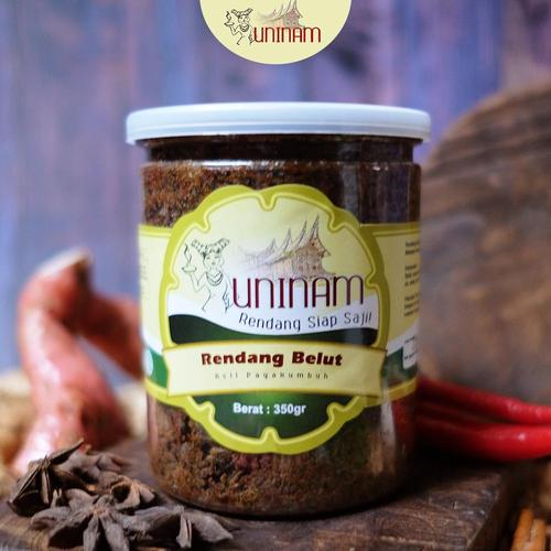 Jual UniNam Rendang Belut 350gr / Rendang Makanan Kemasan Rendang ...